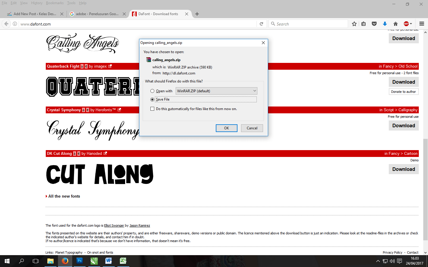 menambah font baru pada komputer | Sekolah Desain | Belajar Desain ...
