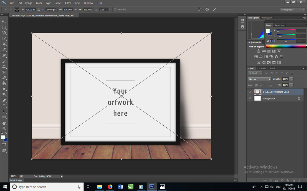 Cara Membuat Mockup Gambar di Photoshop | Sekolah Desain | Belajar ...