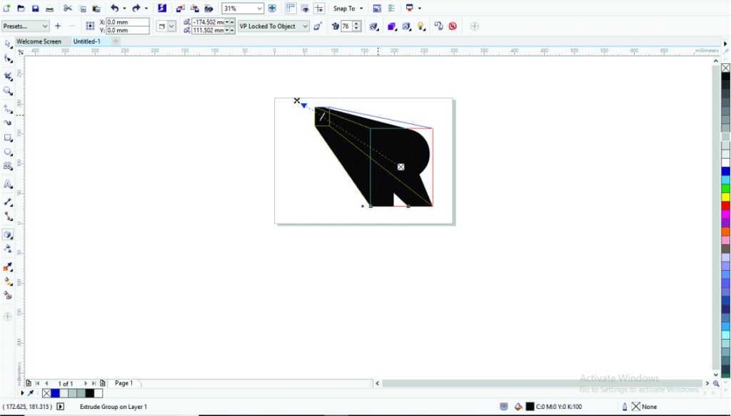 Mengenal Lebih Jauh Fungsi Extrude Pada Coreldraw Sekolah Desain Belajar Desain Grafis Gratis