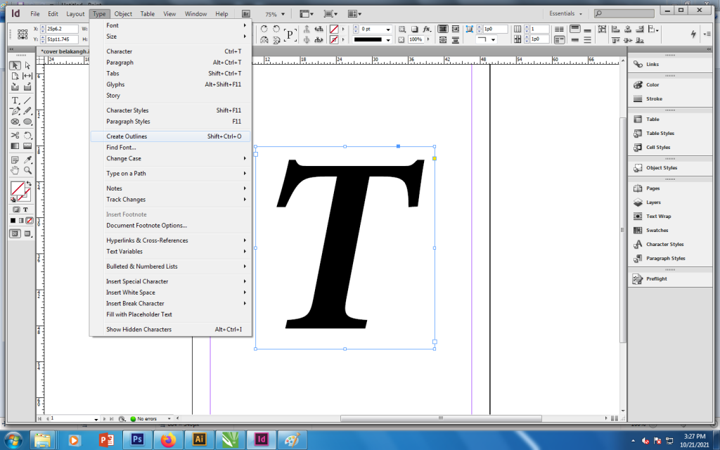 Cara Memasukan sebuah Gambar Pada Huruf dengan Mudah di Adobe Indesign ...