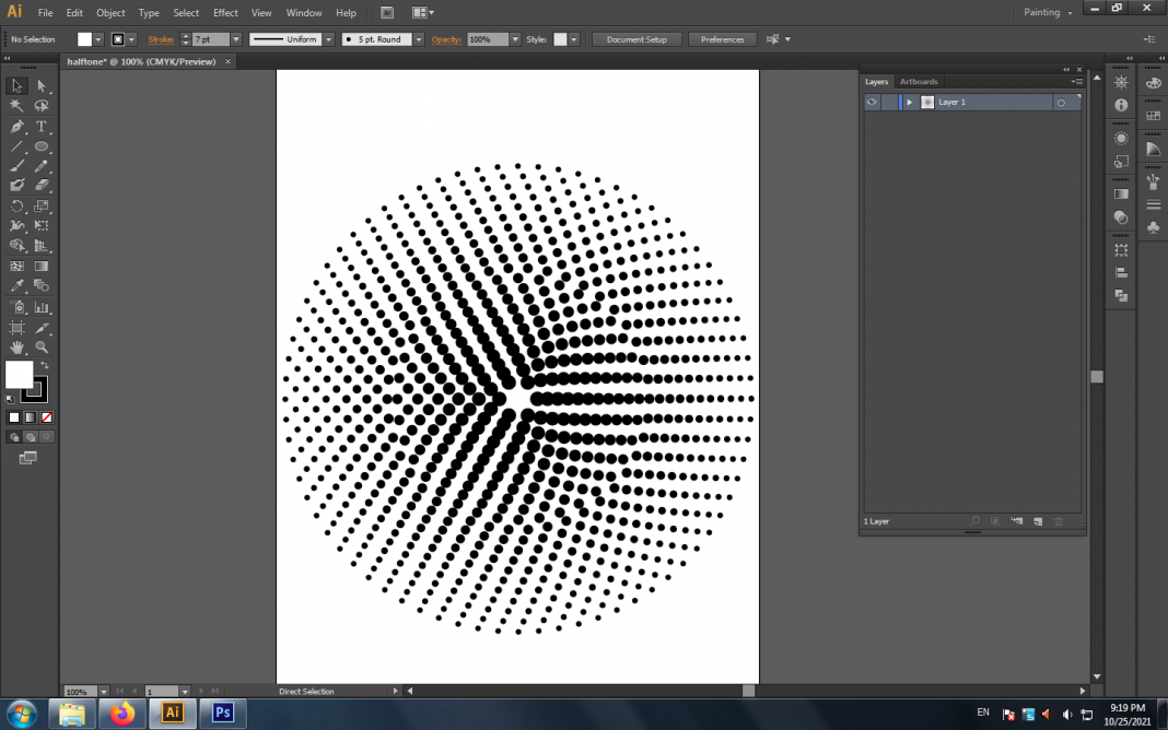 Tutorial cara membuat Halftone di Adobe Illustrator | Sekolah Desain ...
